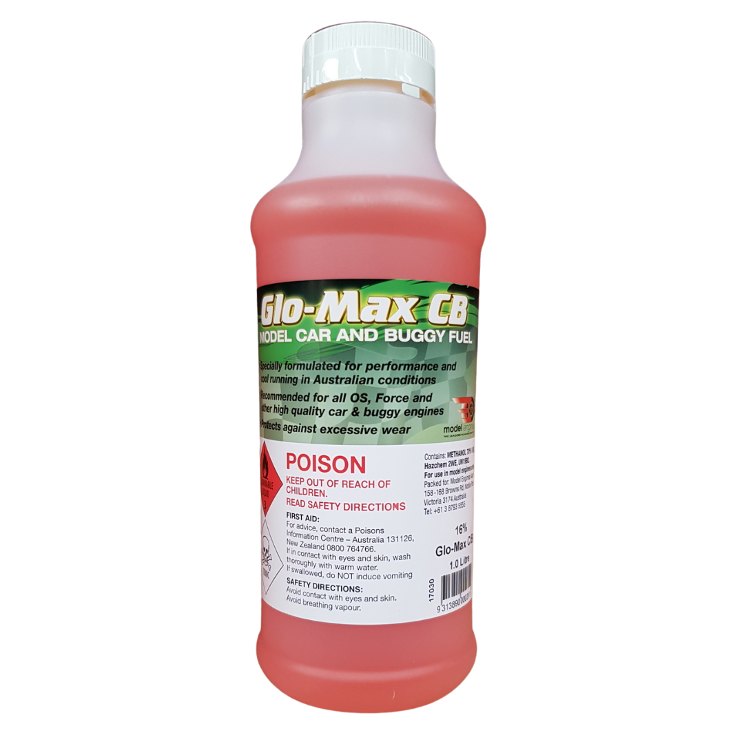 DG GLO-MAX CB Nitro Fuel 20% for High-Performance RC Cars 1 Liter Bott ...