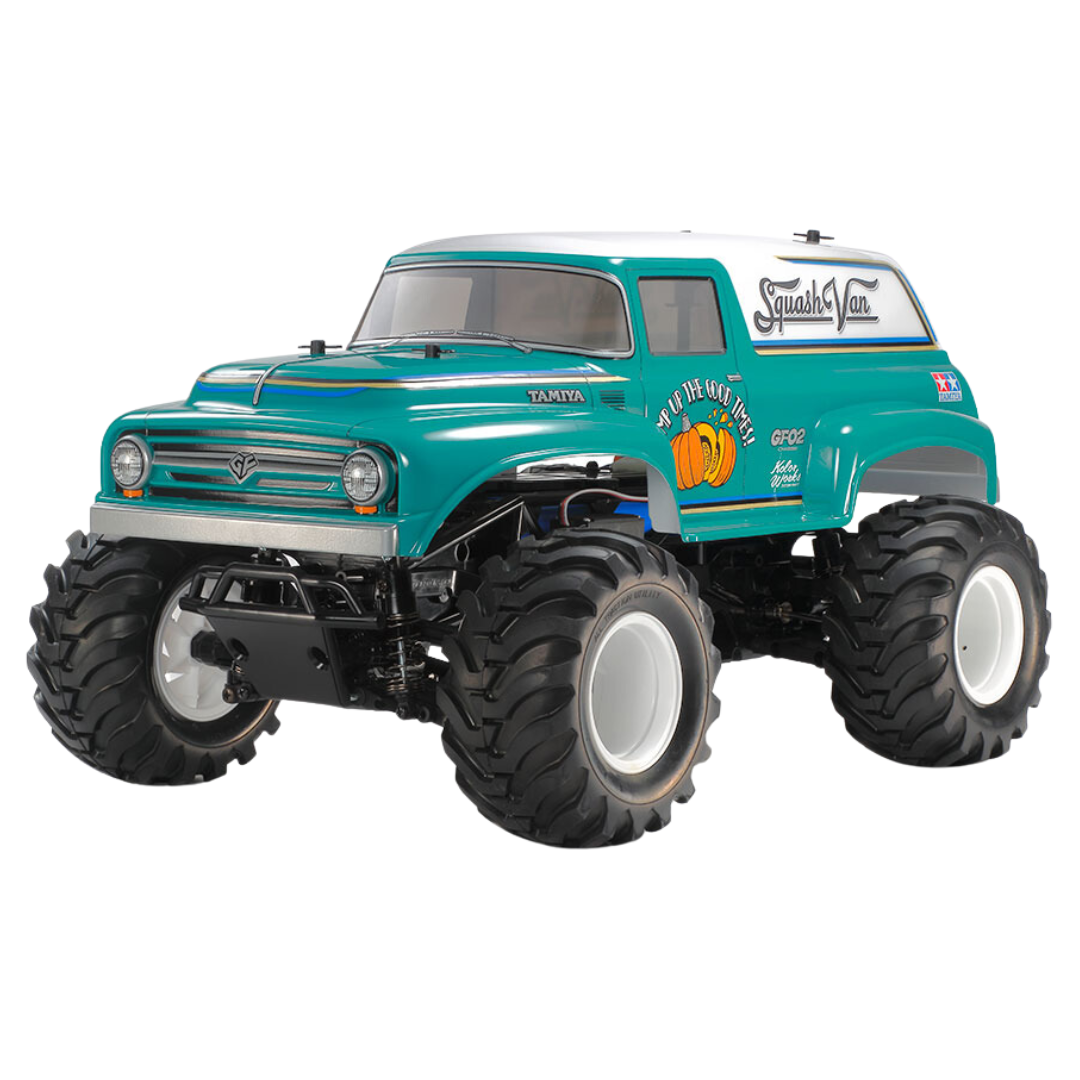 Tamiya Squash Van GF-02 Chassis 4WD 1/10 RC Monster Truck Kit 58725 – OZRC