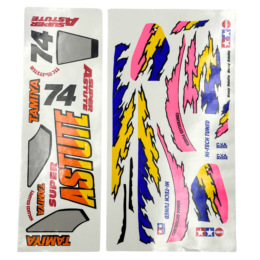 Super Astute 1/10 Decal Sticker Sheet, Suits Tamiya RC Car 58097 – OZRC