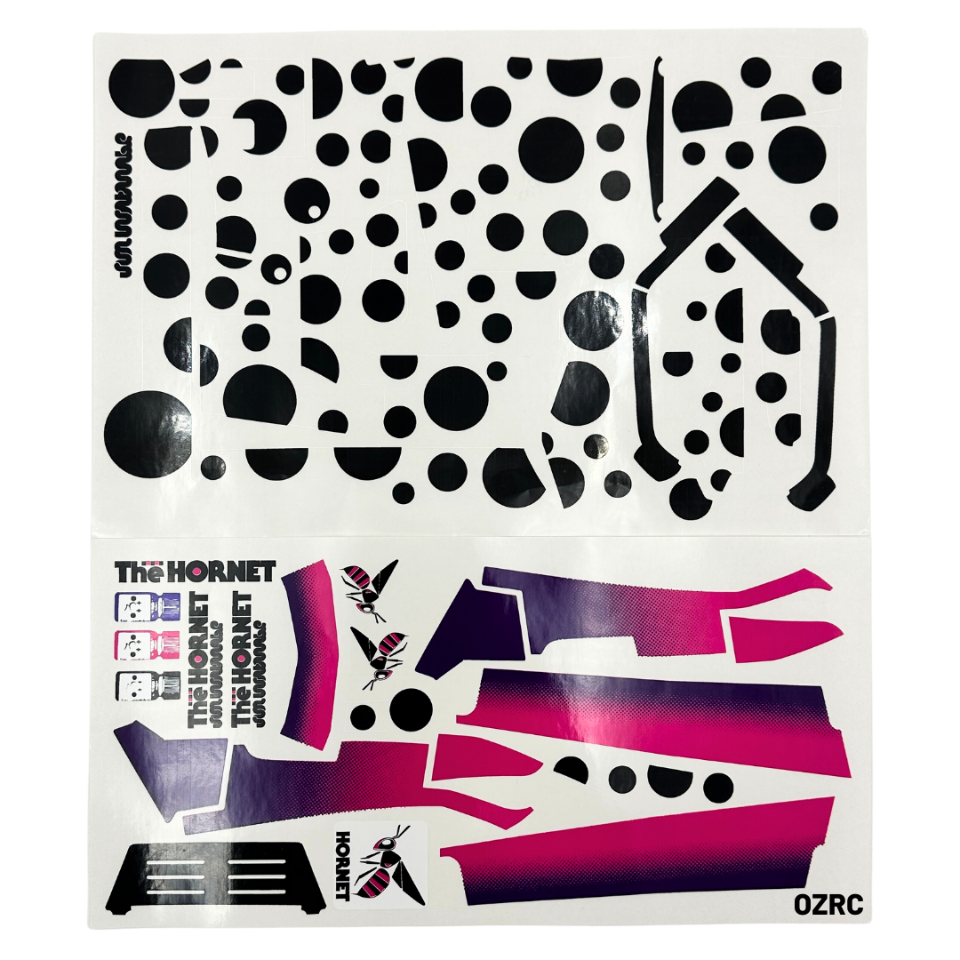 The Hornet Jun Watanabe 1/10 Decal Sticker Sheet, Suits Tamiya RC Car ...