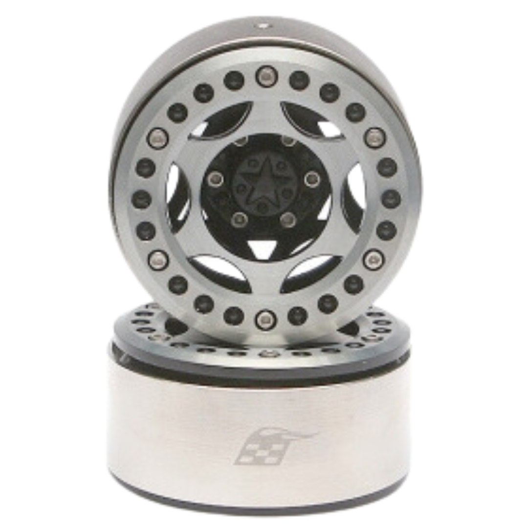 Team Raffee Aegis 1.9 High Mass Beadlock 1/10 RC Rock Crawler Wheels ...