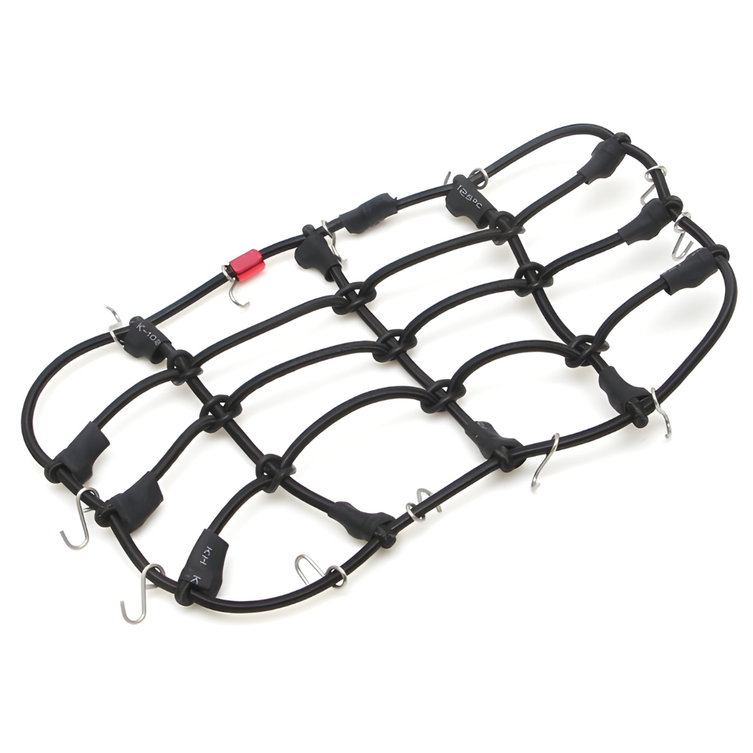 Team Raffee Scale RC Crawler Luggage Cargo Net w/ Hooks 15x9cm Black 3 ...