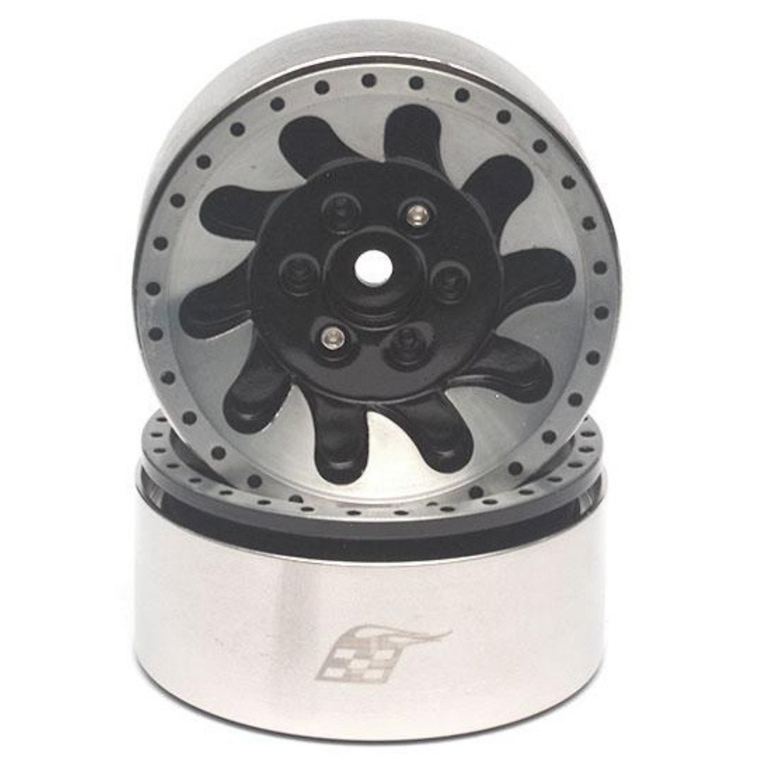 Team Raffee Klaw 1.9 High Mass 1/10 Beadlock RC Rock Crawler Wheels (2 ...