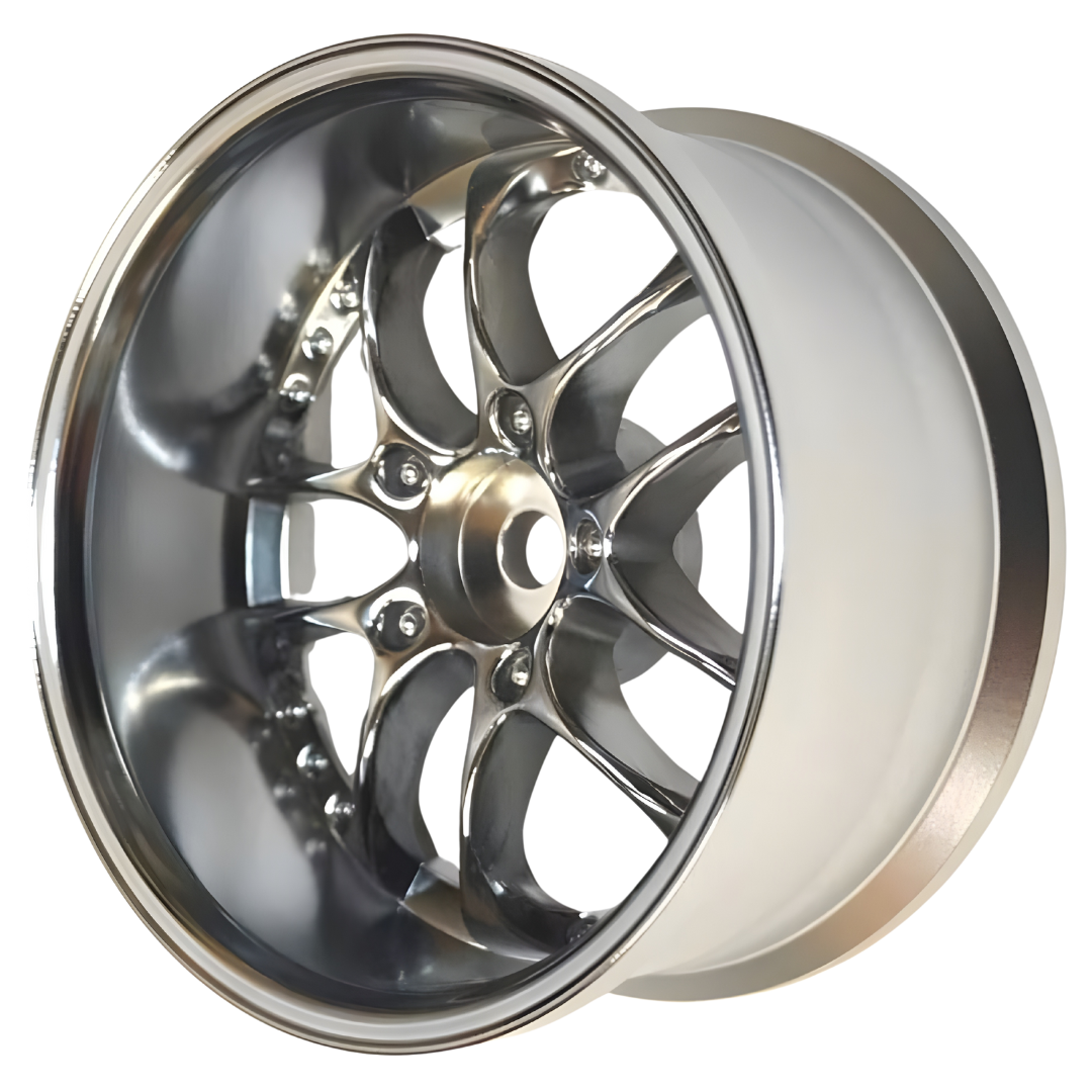 Topline SSR Minerva 1/10 Drift Wheels Offset 7 (Matte Chrome) TDW-073M ...