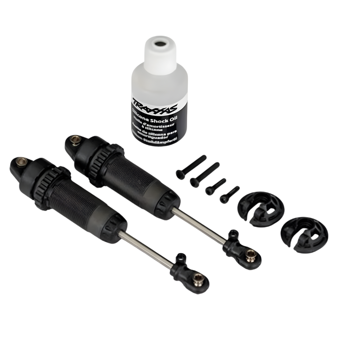 Traxxas GTR Shocks XX-Long Grey Plastic Assembled 2-Pack 7462-GRAY – OZRC