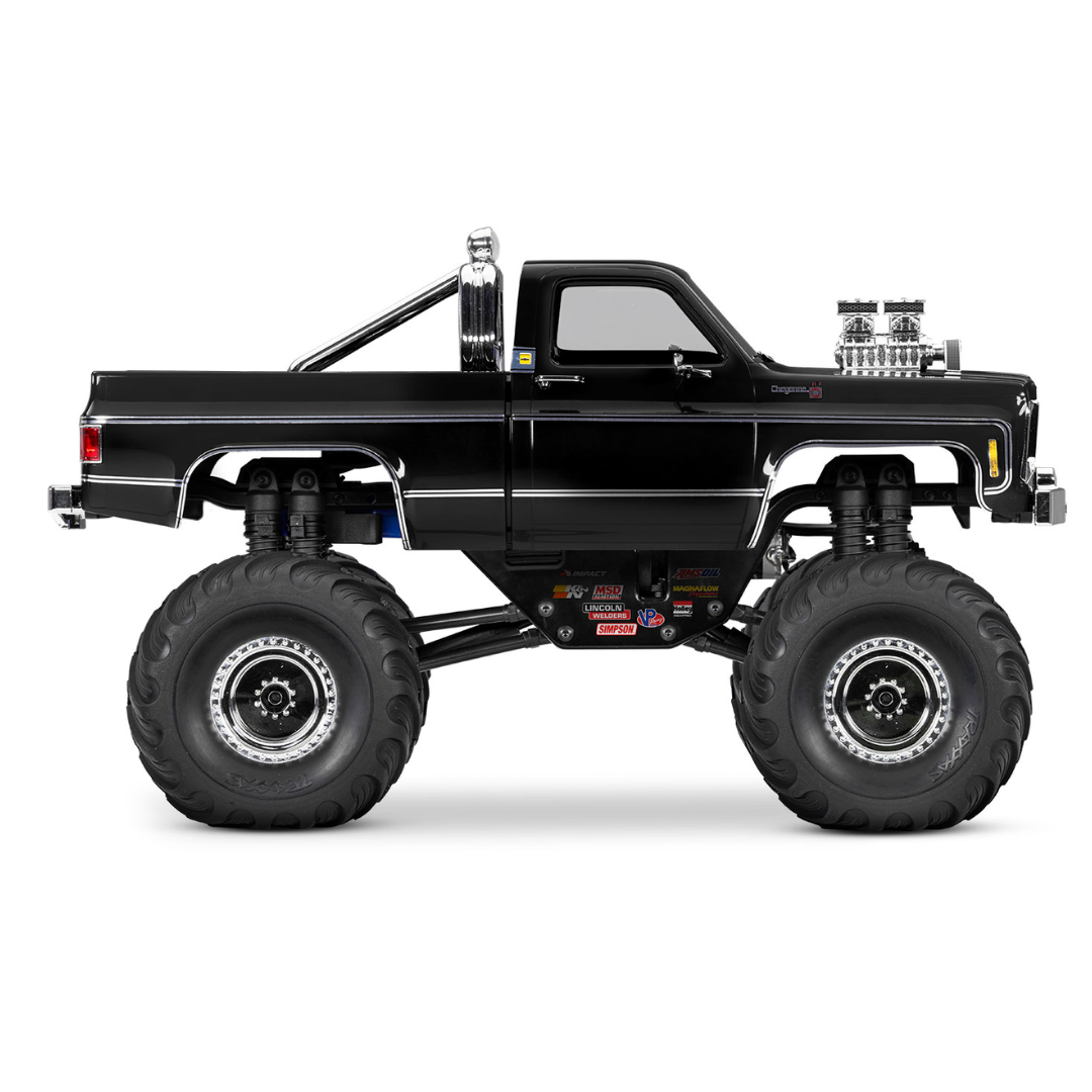 Traxxas TRX-4MT 1/18 Chevrolet K10 4WD RTR RC Monster Truck Black 9806 ...