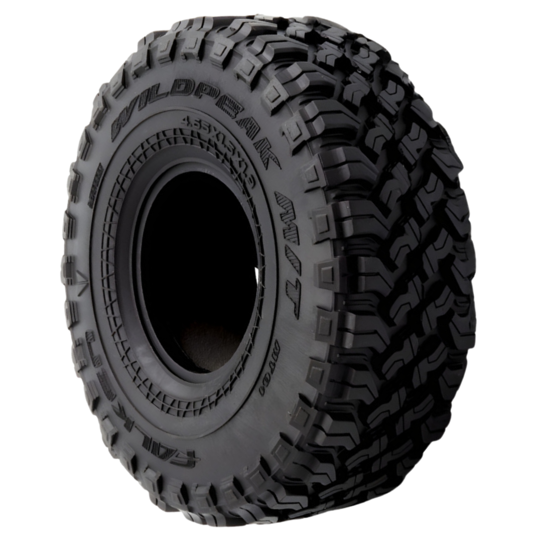 Vanquish Falken Wild Peak M/T 1.9" Crawler Tyres 4.65" Red Compound (2 ...