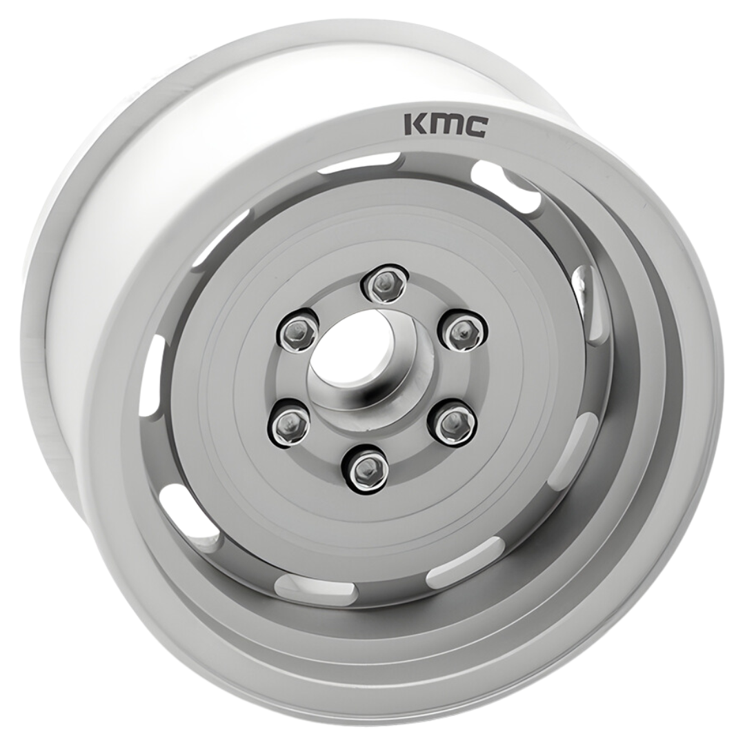 Incision KMC 1.9 KM720 Roswell Clear Anodized Beadlock Wheels IRC00241 ...