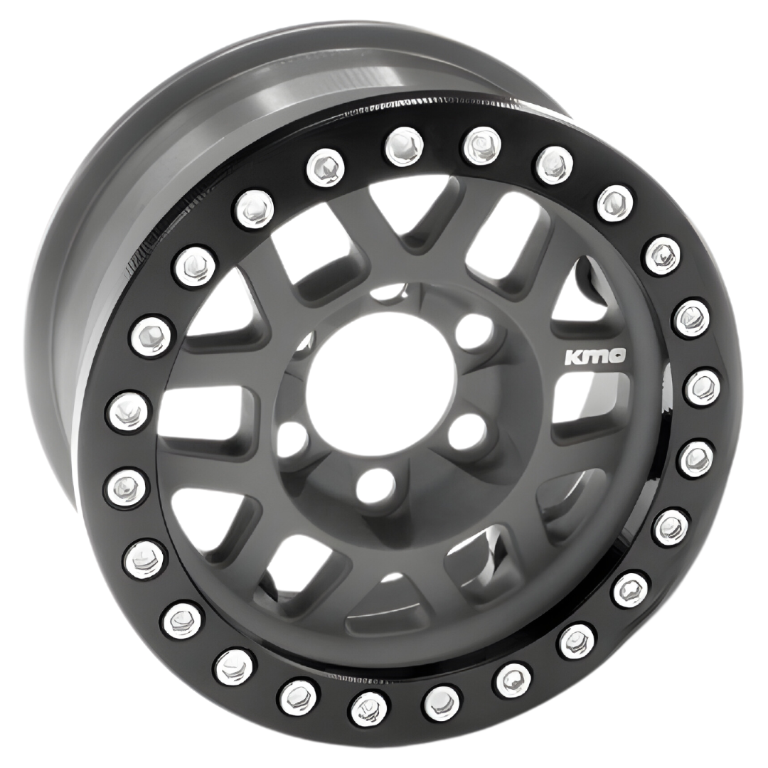 Vanquish KMC 1.9 XD229 Machete V2 Grey Anodized Beadlock Wheels VPS077 ...