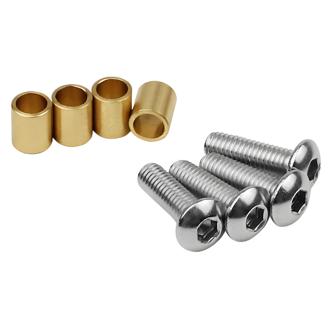 Vanquish SCX10 II Brass Knuckle Bushing & Screw Set (4) VPS07511 – OZRC