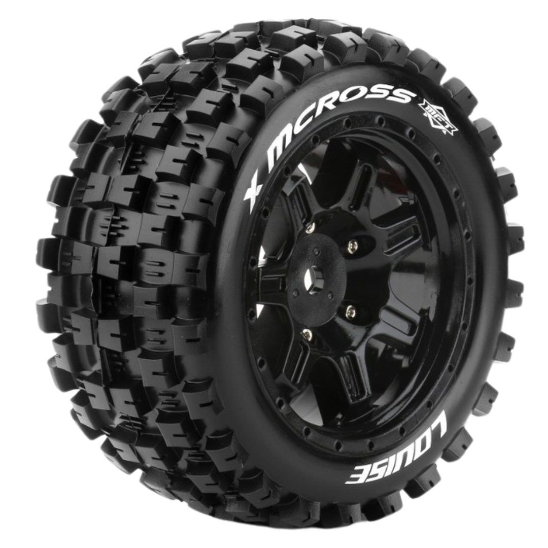 X-MCROSS Rim & Tyre X-MAXX 24mm hex LT3352B – OZRC