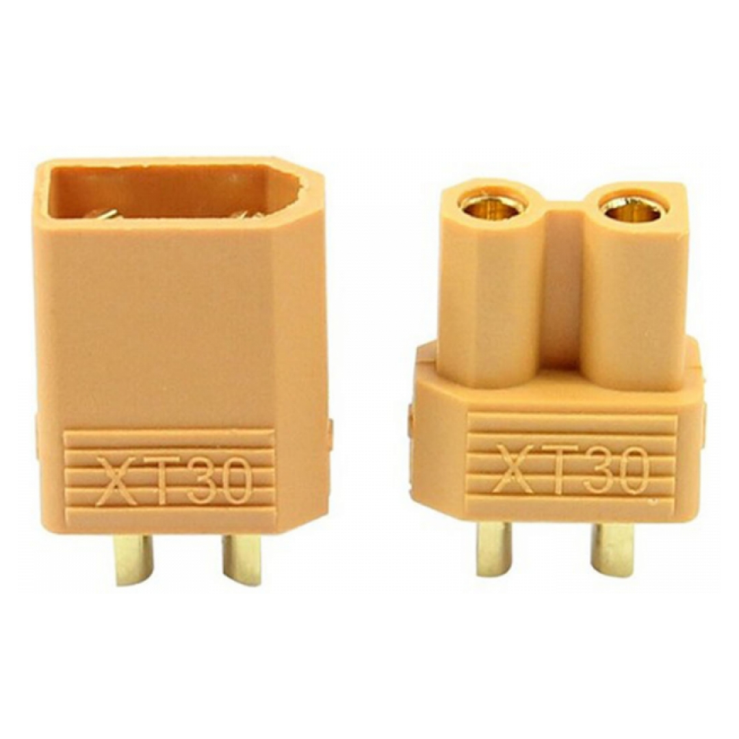 XT30 Male & Female Connector Plugs 2 Pcs – OZRC
