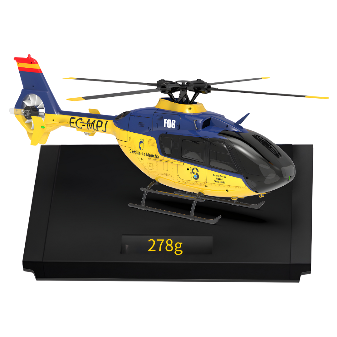 YX RC Eurocopter EC-135 6 Axis Gyro Stabilized 350mm Scale RTF RC Heli ...