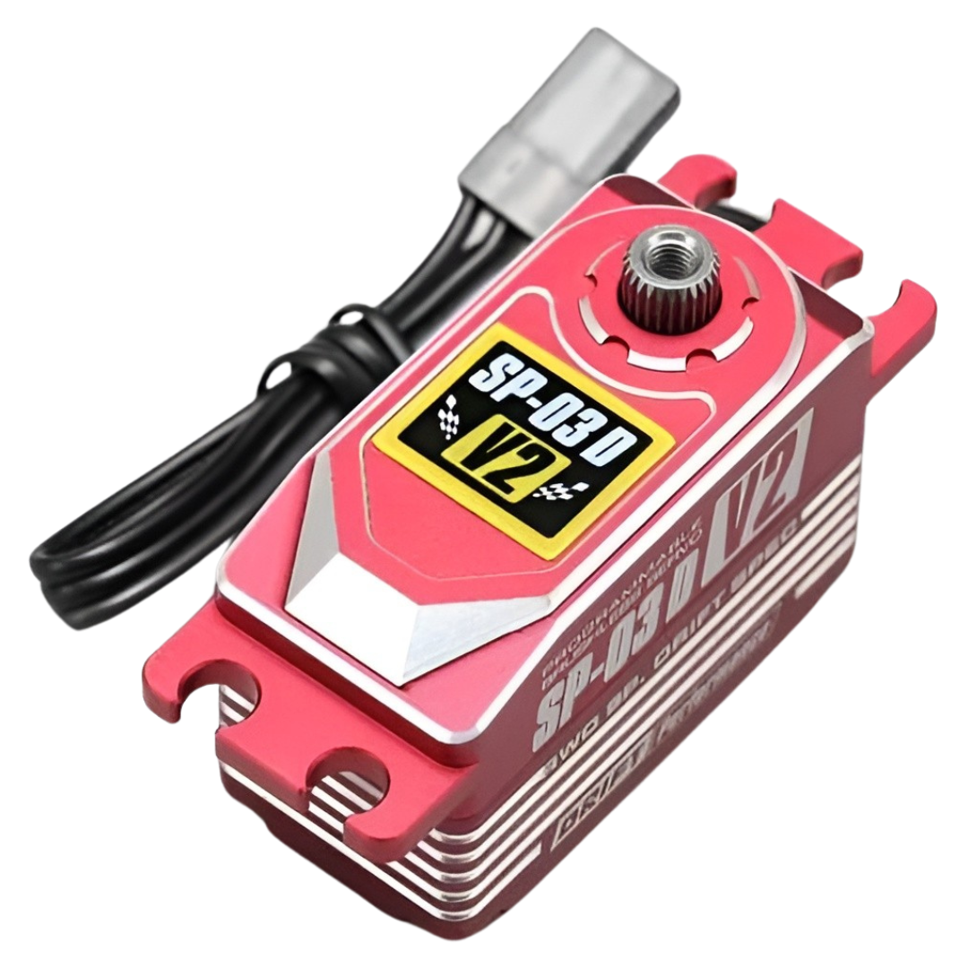Yokomo SP-03D Version 2 Drift 18kg Brushless Steering Servo Red SP-03D ...