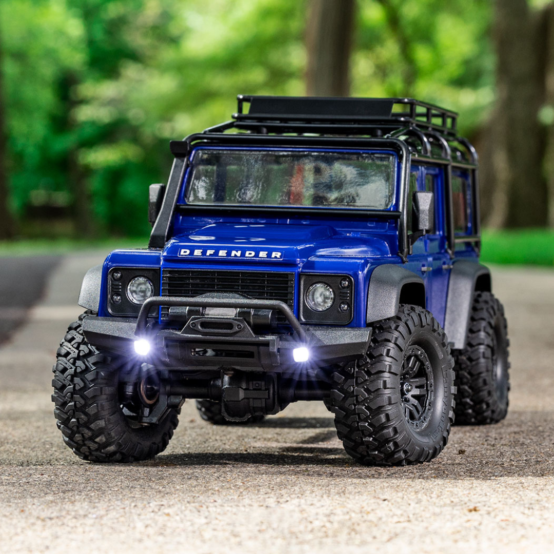 Traxxas TRX-4M 1/18 Land Rover Defender RTR Blue Off Road RC Crawler 9 ...