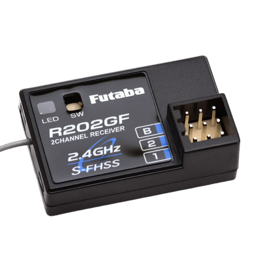FUTABA R202GF 2.4G S-FHSS 2-Channel Surface Receiver FUTR202GF – OZRC