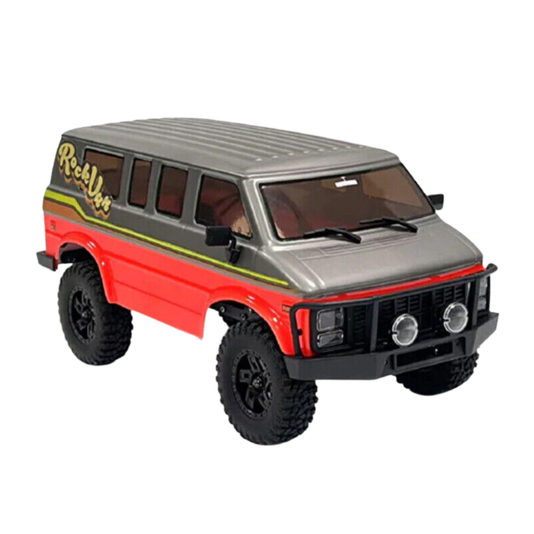 Hobby Plus CR-18 Rock Van 4WD Off Road RTR RC Rock Crawler 1/18 (Grey ...