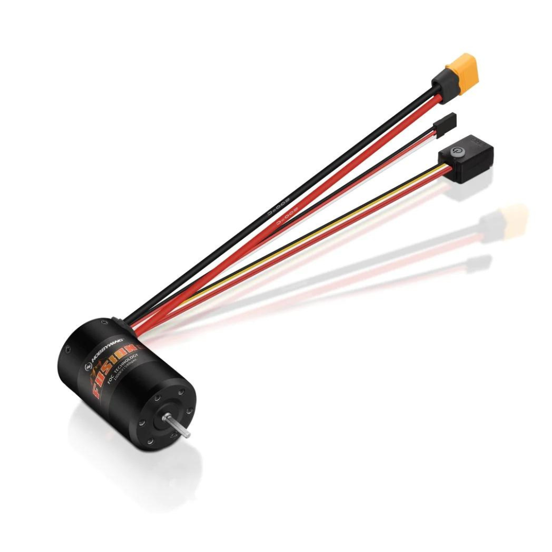 Hobbywing Fusion SE 1800KV Waterproof Brushless RC Crawler Motor & ESC ...