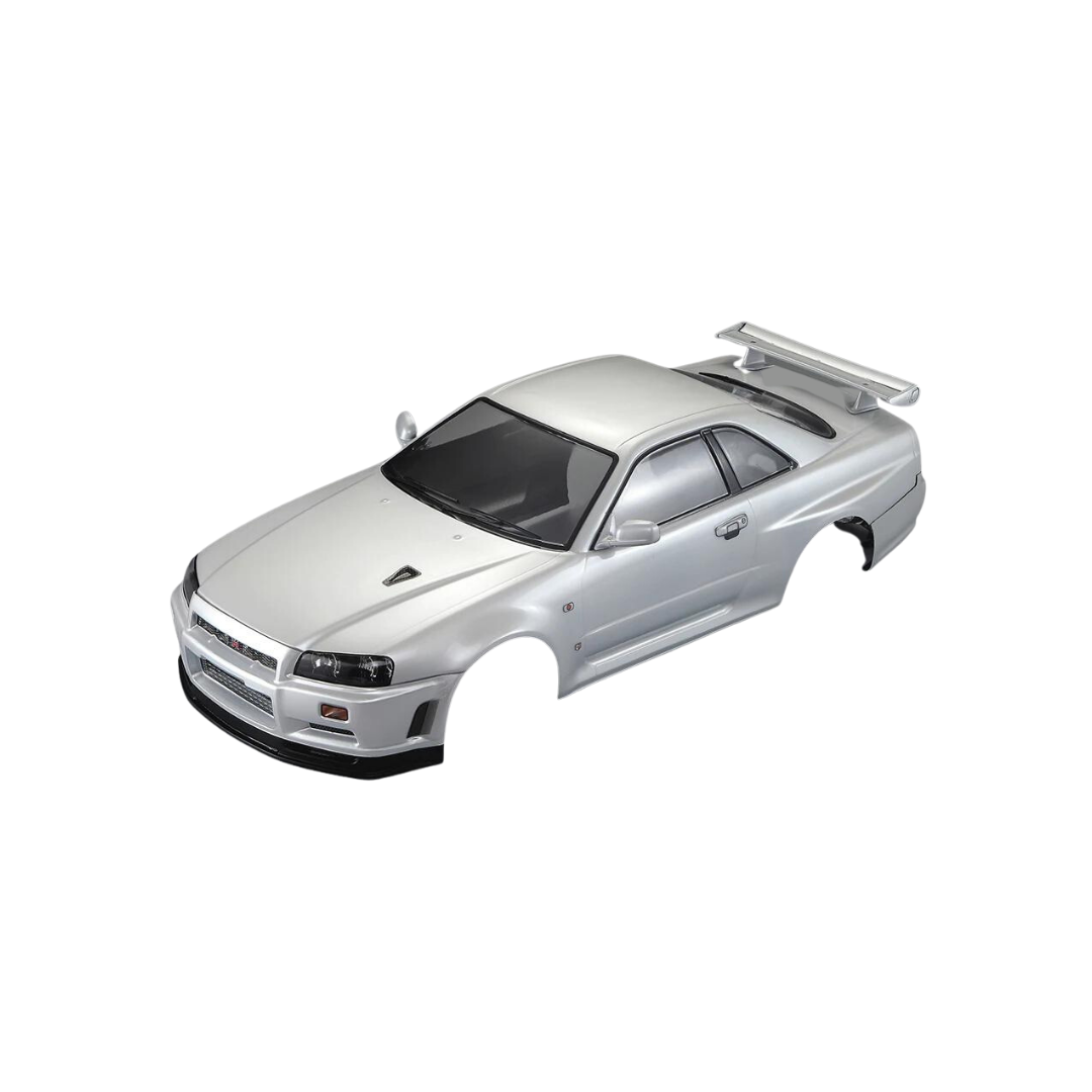 Killerbody Nissan Skyline R34 GTR White Painted 1/10 RC Car Body Shell ...