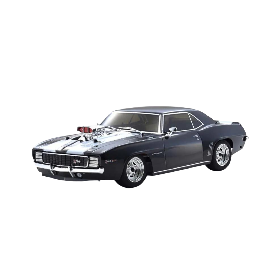 Kyosho VE 1969 Chevy Camaro Z/28 RS Supercharged RC Car 4WD Black 3449 ...