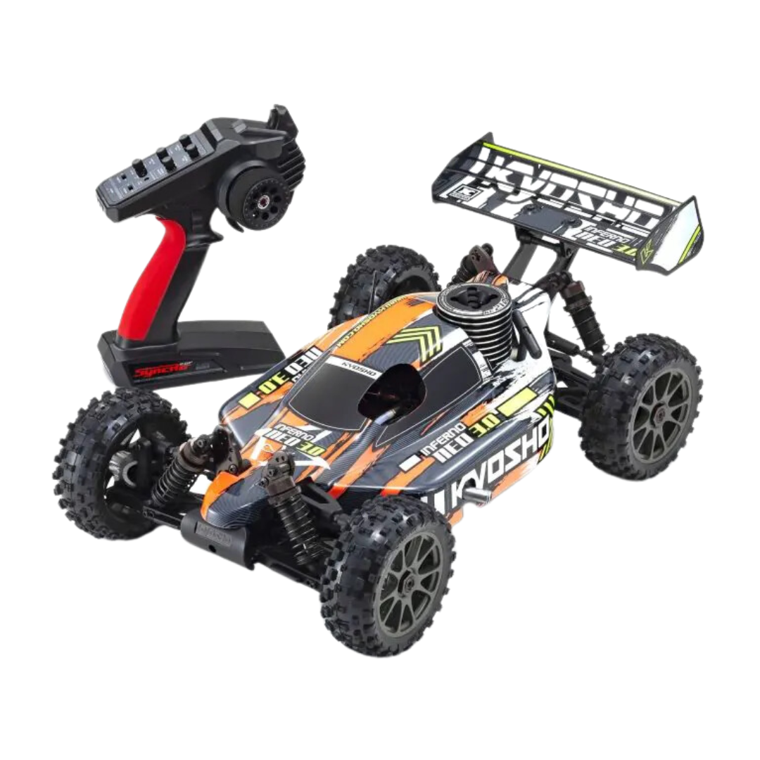 Kyosho Inferno NEO 3.0 1/8 Scale RC GP Nitro Racing Buggy RTR Orange 3 ...