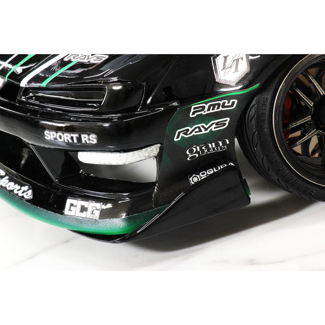Pandora Nissan SILVIA S14 Late Model BLS BN Sports Clear 1/10 RC Body – OZRC