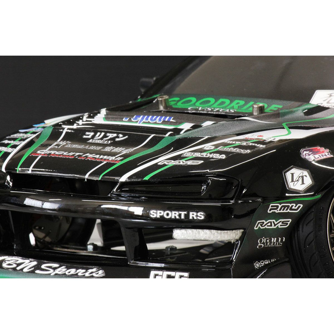 Pandora Nissan SILVIA S14 Late Model BLS BN Sports Clear 1/10 RC Body – OZRC
