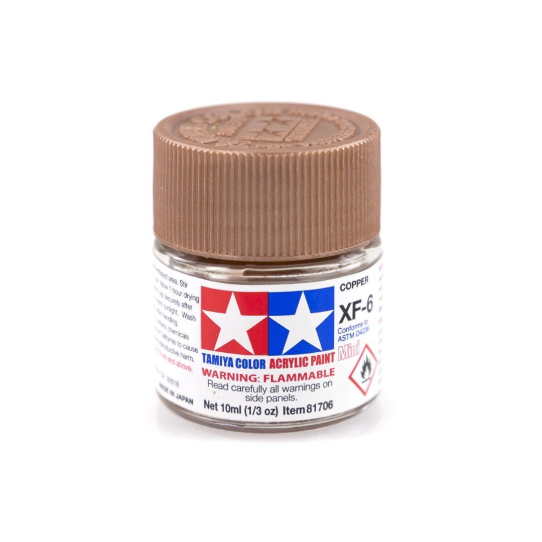 Tamiya XF-6 Copper Flat Acrylic Paint 10ml 81706 – OZRC