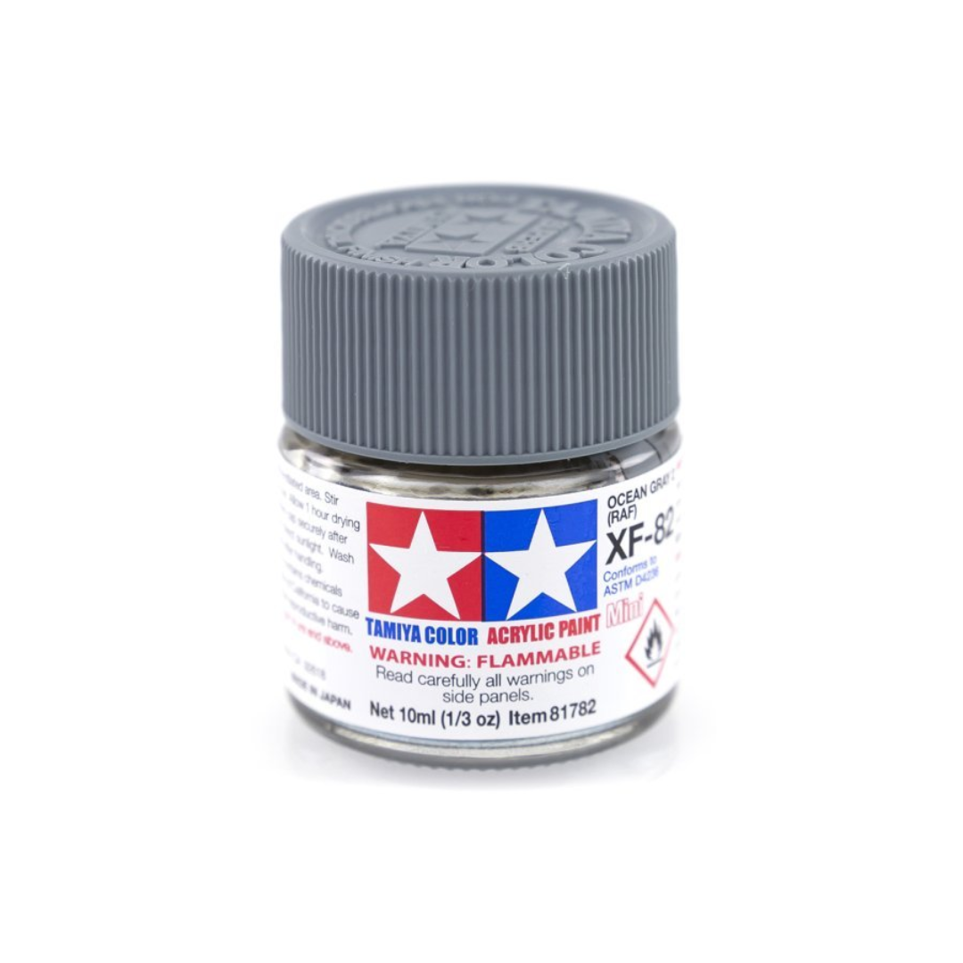 Tamiya XF-82 Ocean Grey 2 (RAF) Flat Acrylic Paint 10ml 81782 – OZRC