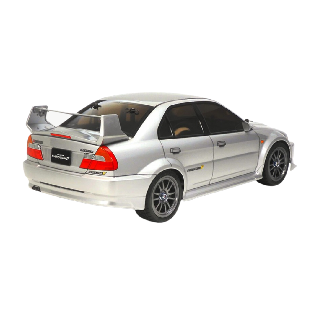 Tamiya TT-02 Mitsubishi Lancer Evolution V WRC 1/10th Scale RC Car Kit ...