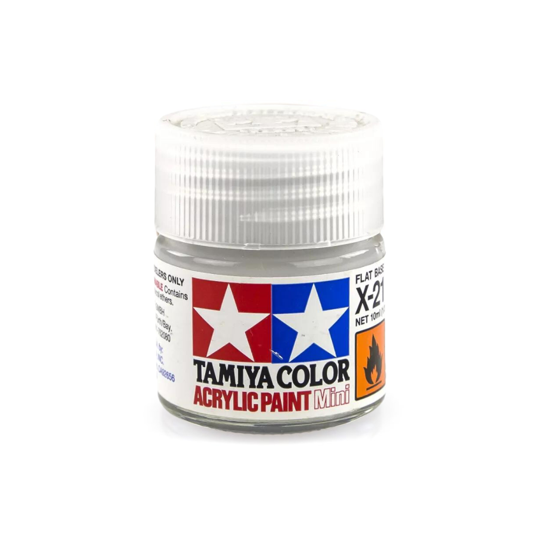 Tamiya X-21 Flat Base Gloss Acrylic Paint 10ml 81521 – OZRC