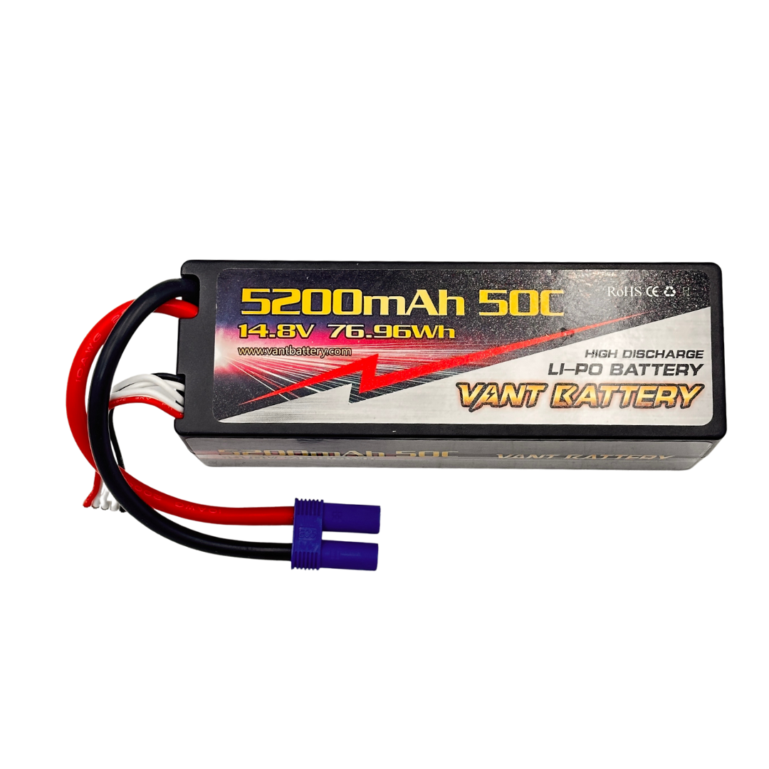 Vant 5200mAh 4S 14.8V 50C LiPo Battery w/ EC5 Connector – OZRC